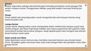 BAHAN AJAR PERALATAN P3K DAN PENGGUNAANNYA | PPTX