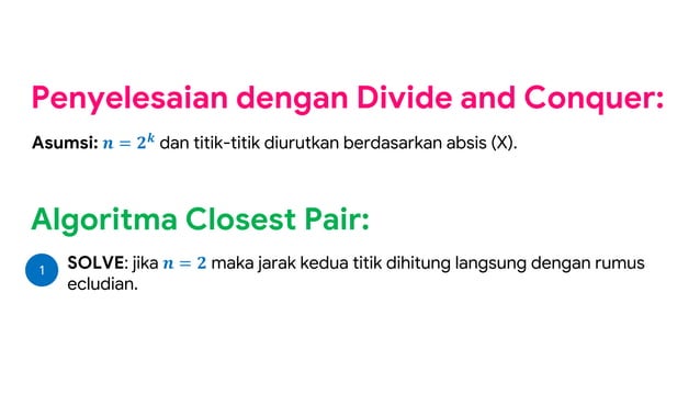 Analisis Algoritma - Strategi Algoritma Divide and Conquer | PDF