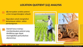 Materi 10 - Teknik perencanaan LQ dan SWOT.pptx