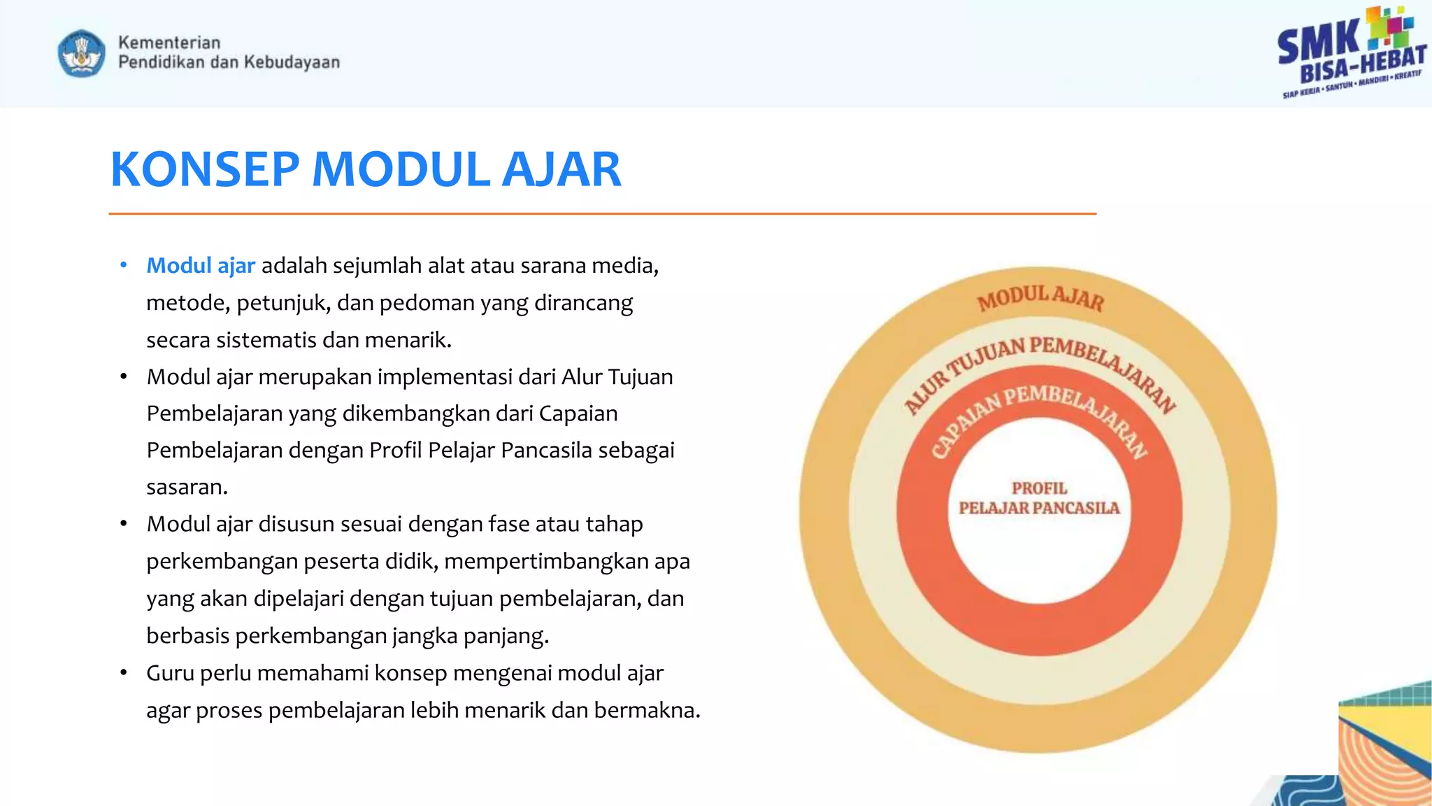 Materi 10 BAHAN TAYANG MODUL AJAR 1 Konsep & Komponen Modul Ajar.pptx
