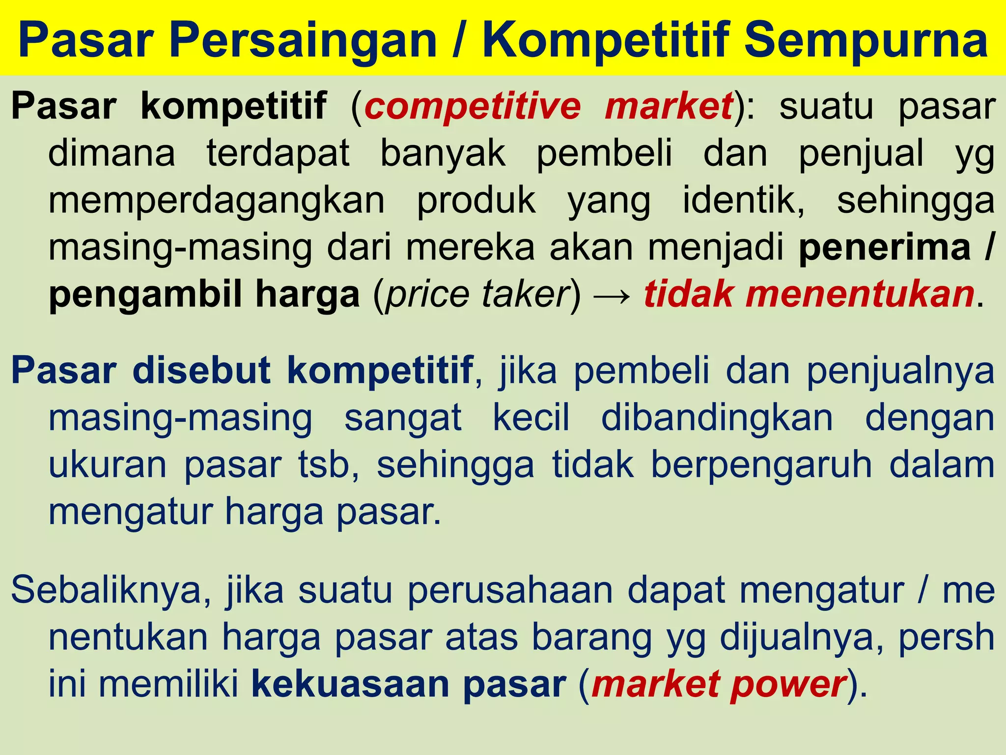 Materi 10 (pasar persaingan) | PPTX