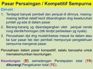 Materi 10 (pasar persaingan) | PPTX