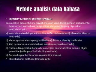Materi 10 # penelitian kualitatif | PPT