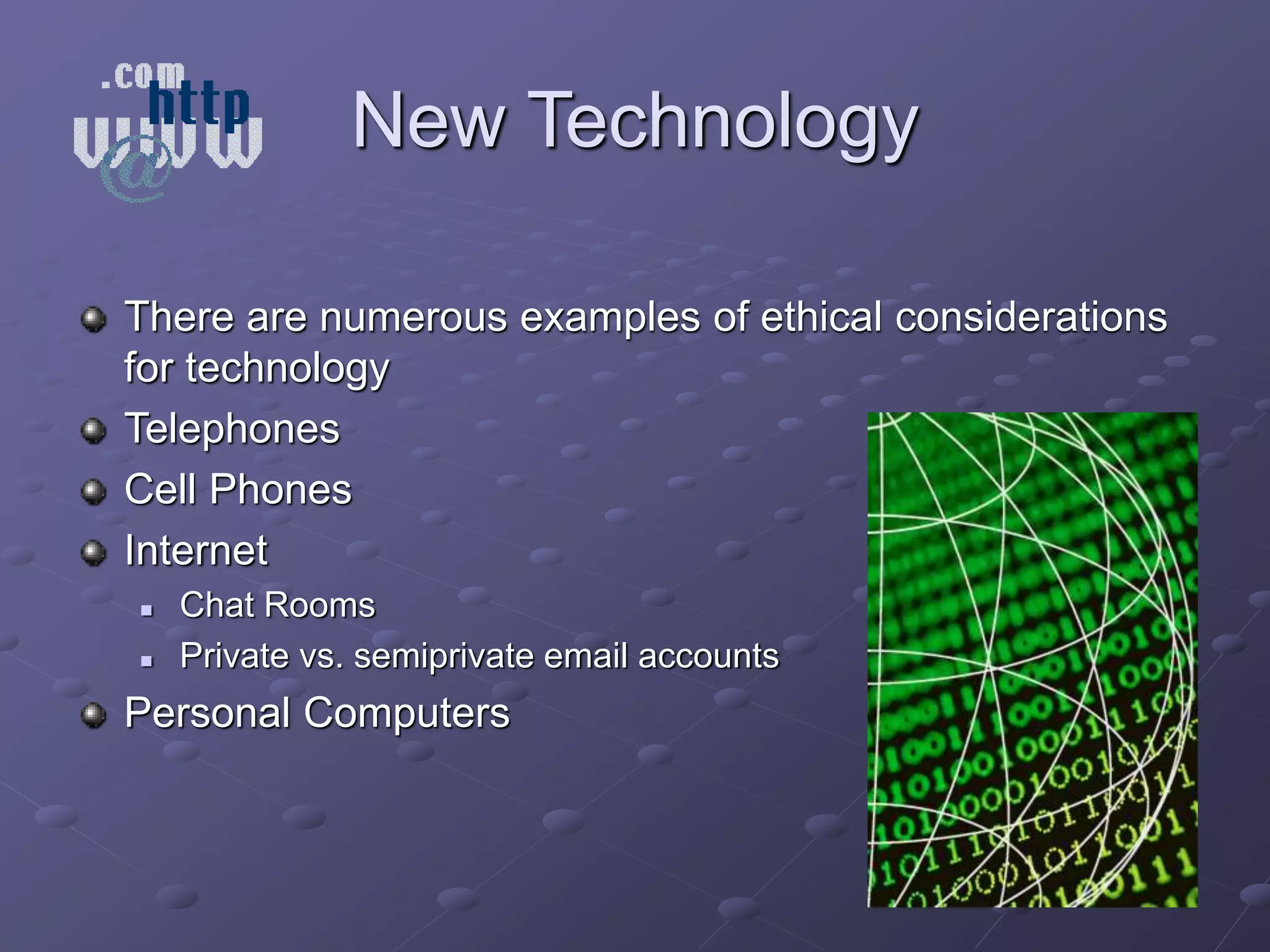 Materi 11 - ETHICS AND TECHNOLOGY.ppt