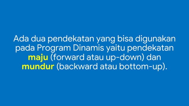 Analisis Algoritma - Strategi Algoritma Dynamic Programming | PDF