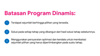 Analisis Algoritma - Strategi Algoritma Dynamic Programming | PDF