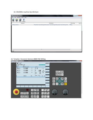 Materi 11 install aplikasi sinumerik 808 d | PDF