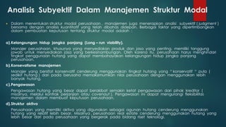 struktur modal | PDF