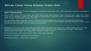 struktur modal | PDF