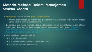 struktur modal | PDF