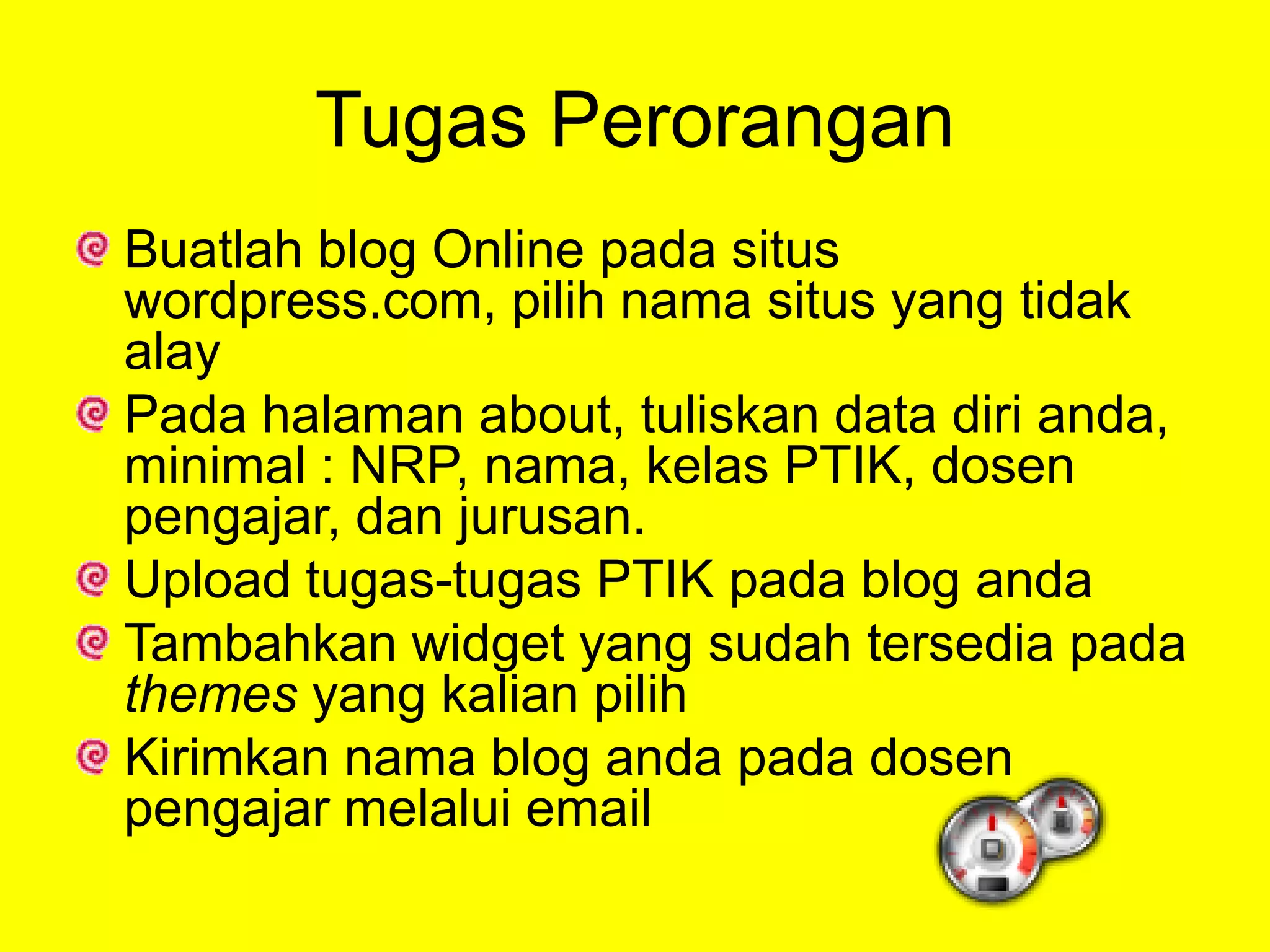 Materi 12 wordpress | PPTX