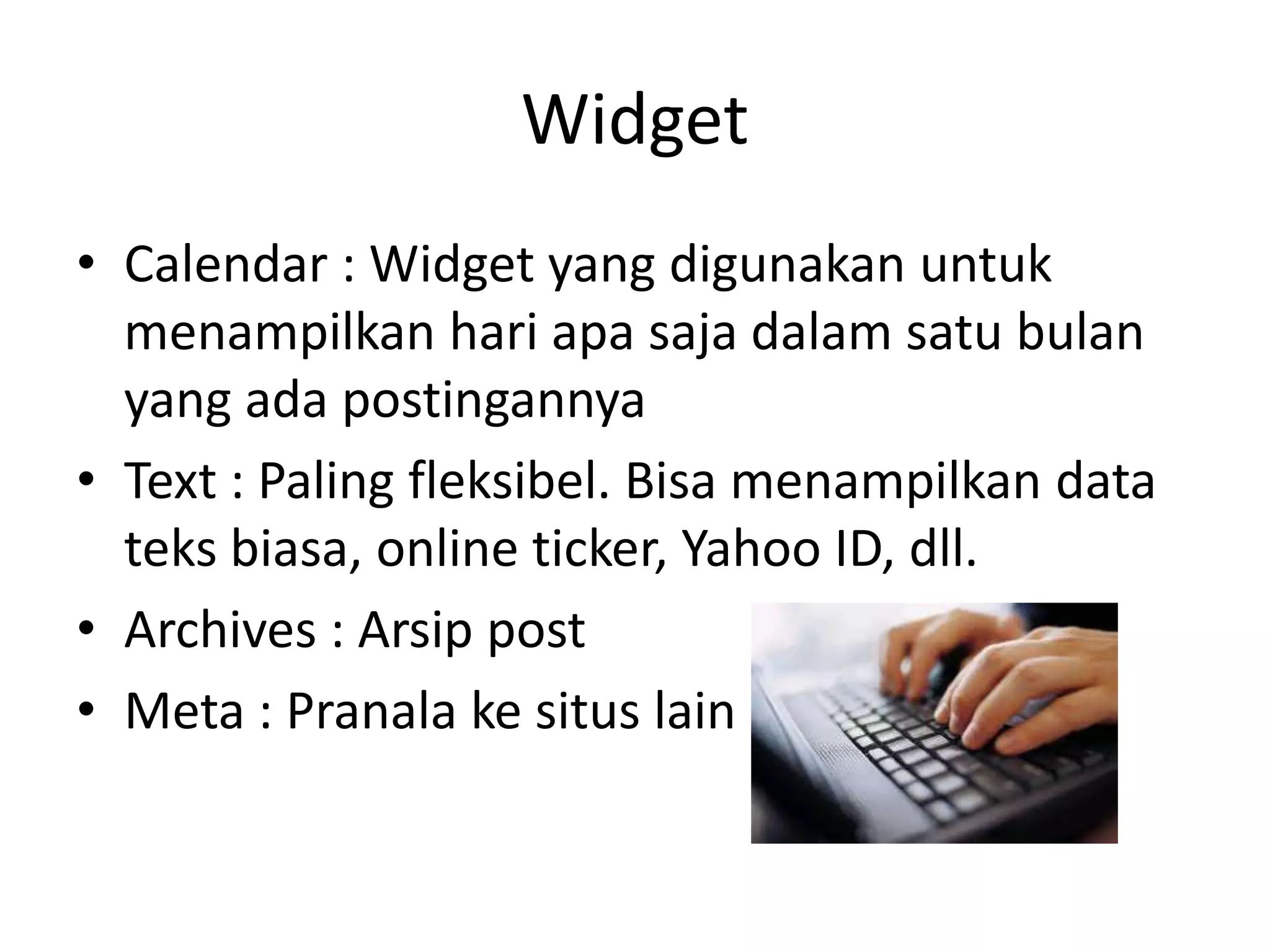 Materi 12 wordpress | PPTX