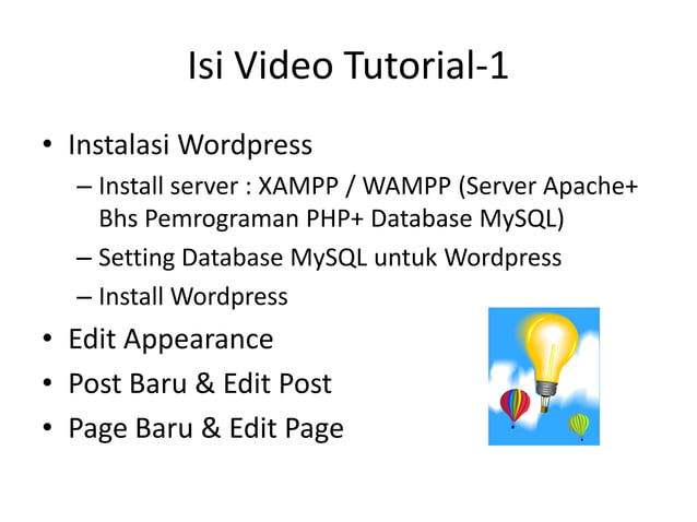 Materi 12 wordpress | PPTX