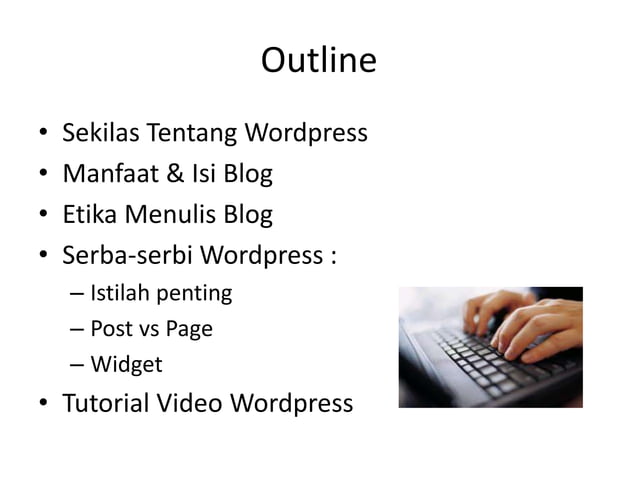 Materi 12 wordpress | PPTX