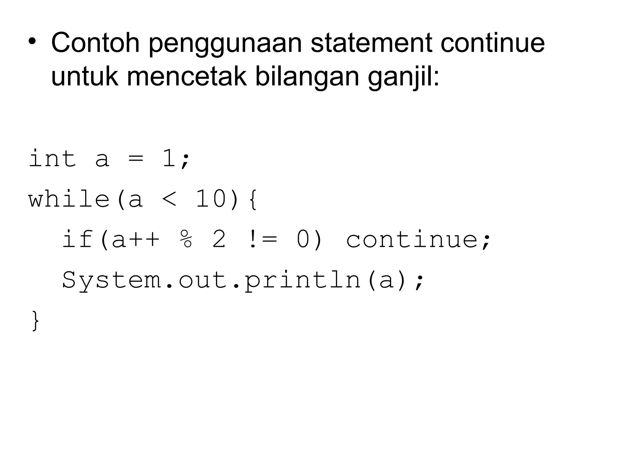 Materi 13 Looping untuk pelajaran spreedsheet | PPT