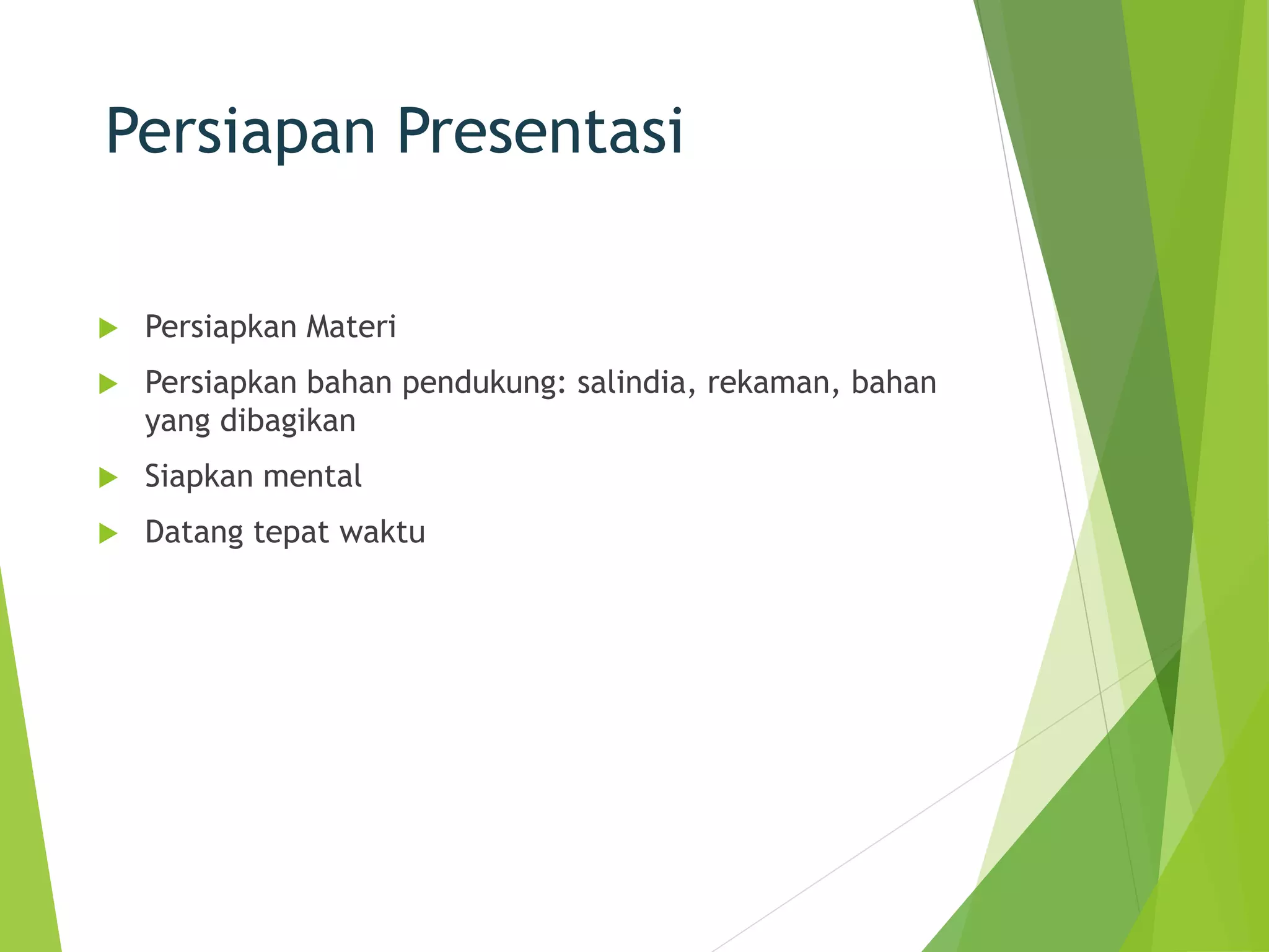 Presentasi dan Presentasi Ilmiah | PPTX