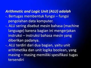 Organisasi Komputer | PPTX