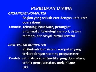 Organisasi Komputer | PPTX