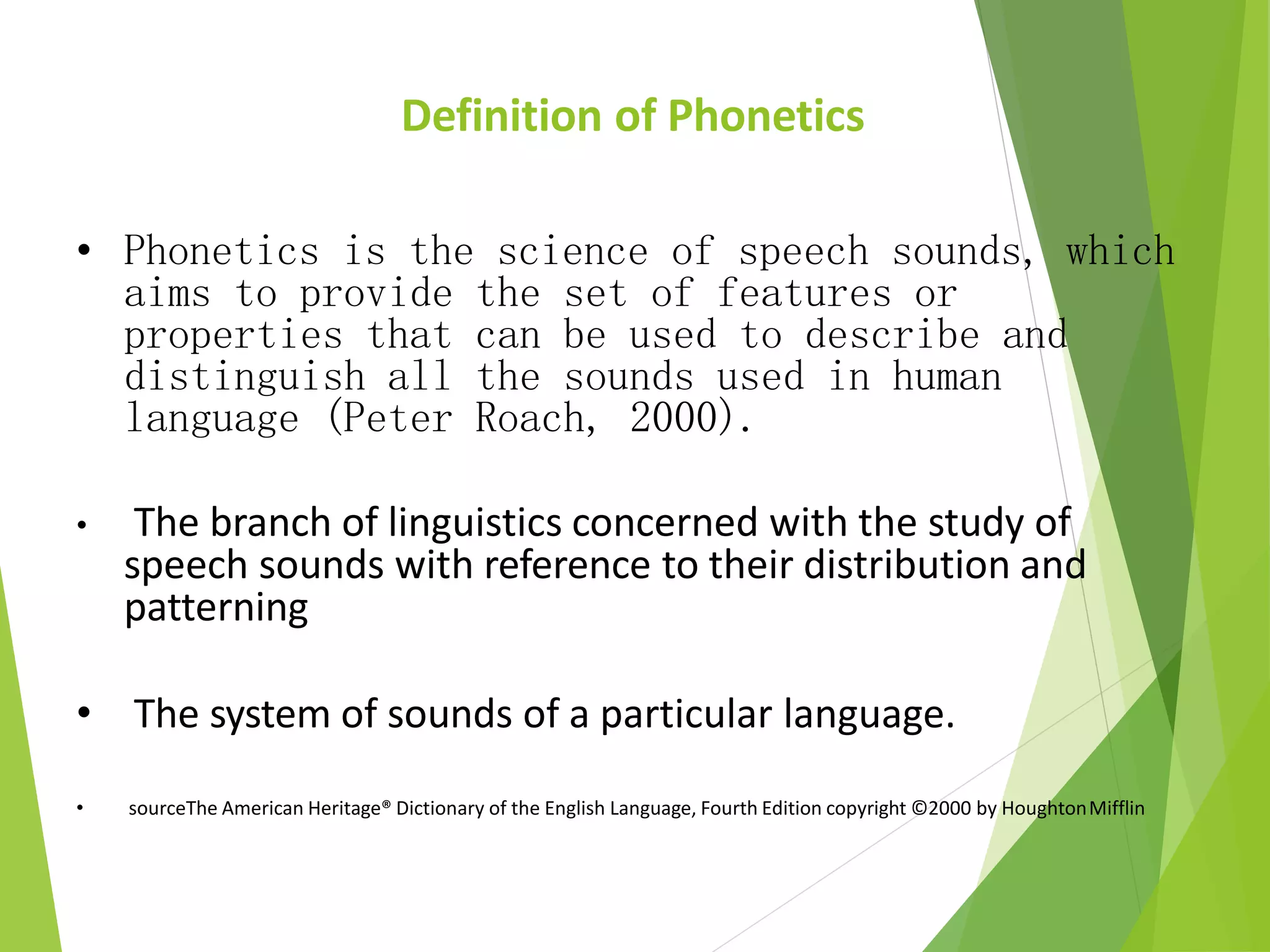 English Phonetics and Phonology | PPTX