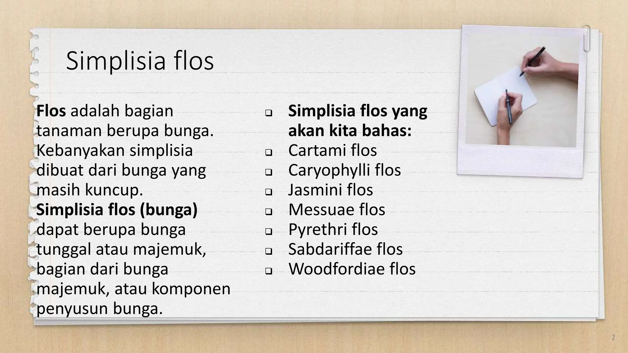 materi 1 Farmakognosi kelas XI F (Simplisia FLOS).pptx