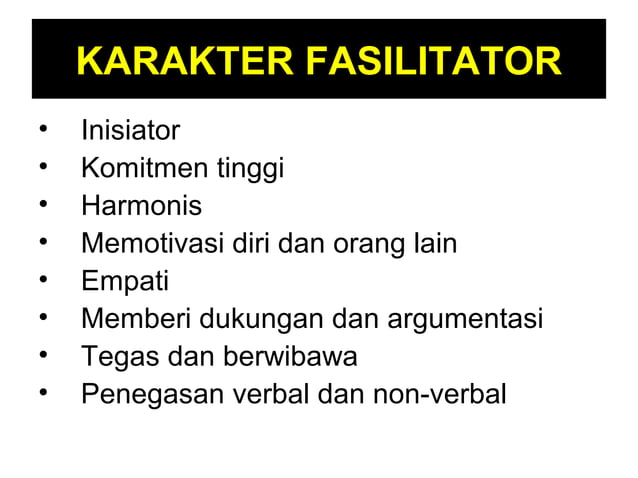 Materi 1 Gagasan Dasar Fasilitator Transformatif | PPT