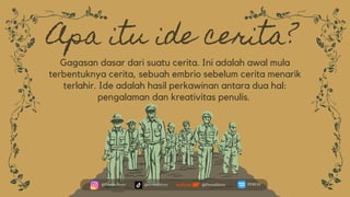 Materi 1 Ide dan Premis membuat cerita novel fantasi | PDF
