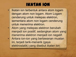 ikatan ion | PPT
