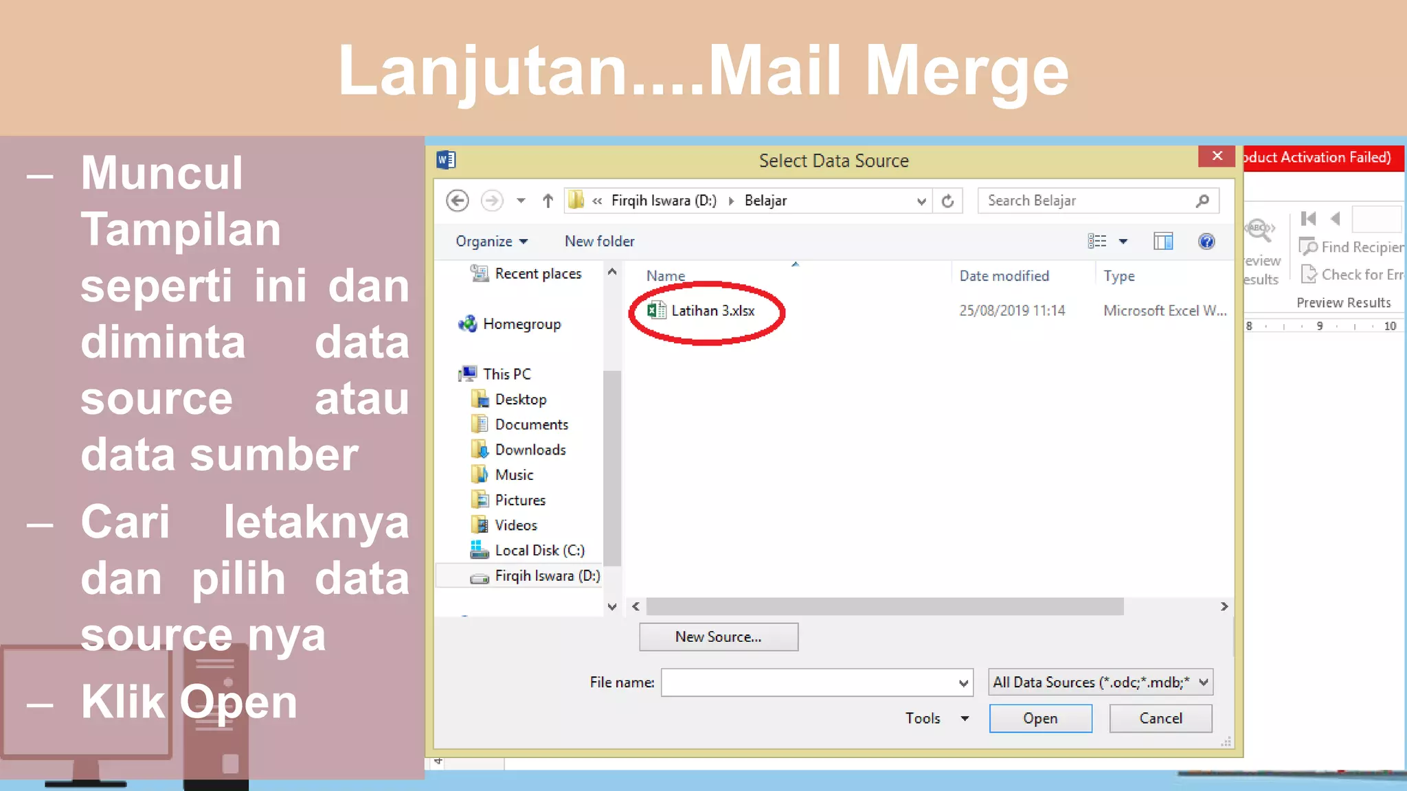 Materi 1 kelas x integrasi office all 3 pertemuan | PPTX