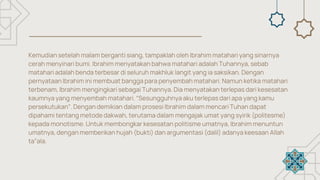 materi 1 kisah nabi Ibrahim mencari tuhan | PDF