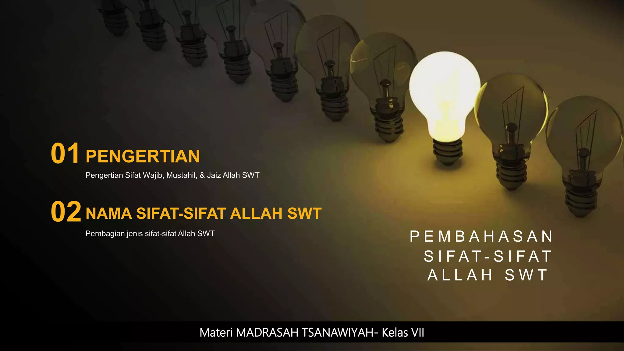 Pengertian & Pembagian Sifat-Sifat ALLAH SWT.pptx