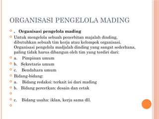 MATERI_1_Pengetahuan_Dasar_Mading., smpn 2 bantur | PPTX