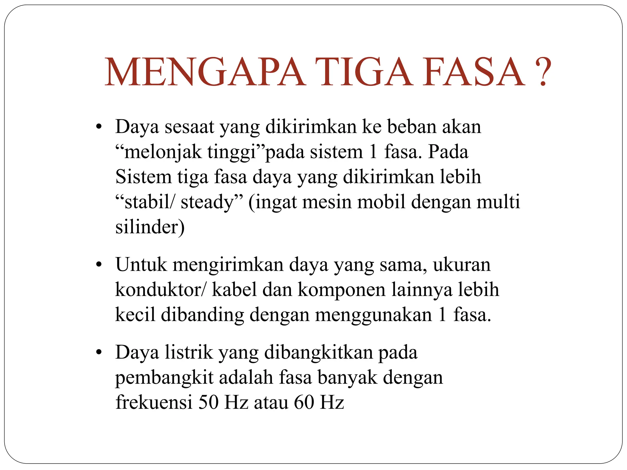 Materi 1 Rangkaian 3 Fasa pada Instalasi Industri | PPT
