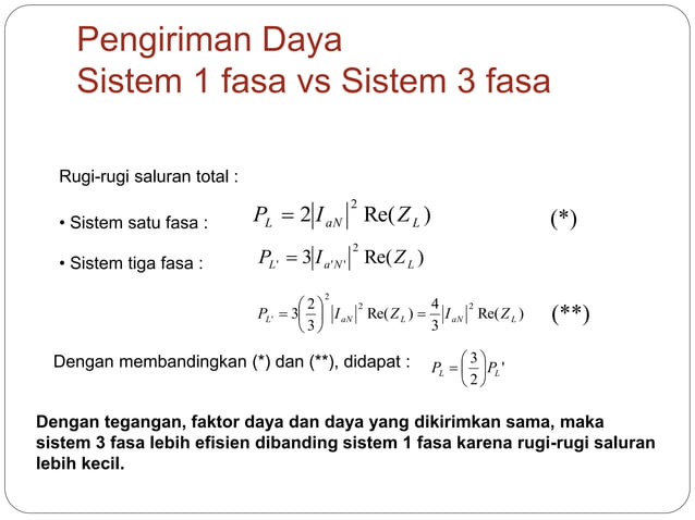 Materi 1 Rangkaian 3 Fasa pada Instalasi Industri | PPT
