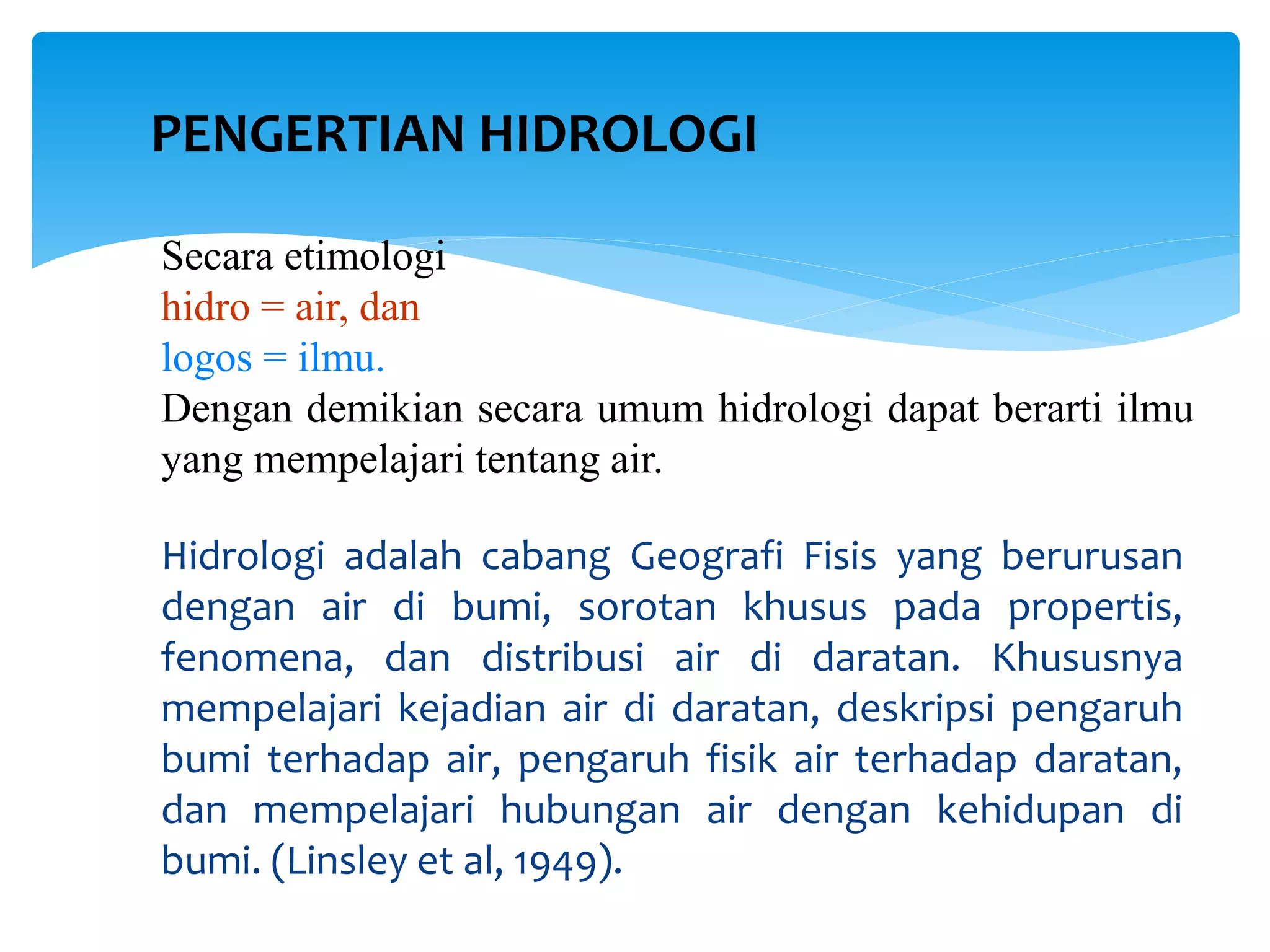 MATERI 1 SIKLUS HIDROLOGI.ppt
