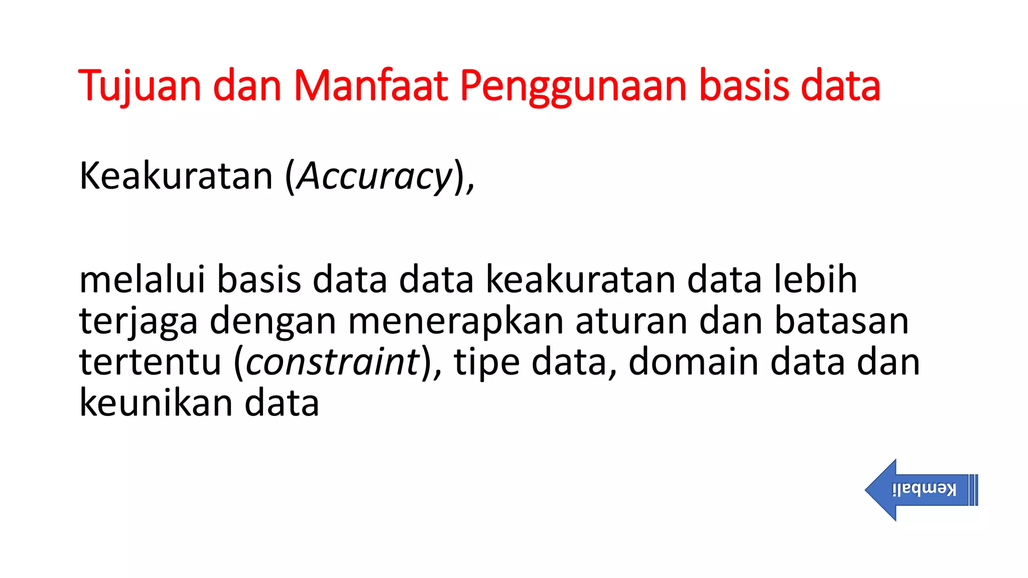 Materi struktur hirarki basis data | PPTX