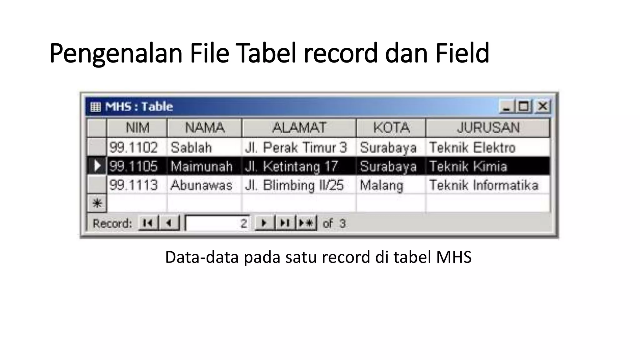 Materi struktur hirarki basis data | PPTX