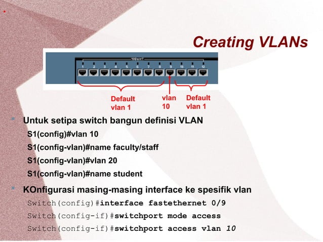 Definisi dan Manfaat Virtual Local Area Network | PPT