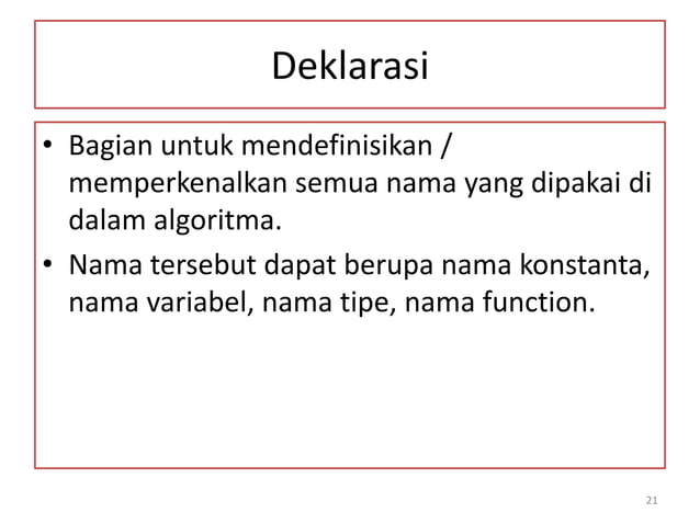 Materi 2. pengertian dasar algoritma | PPT