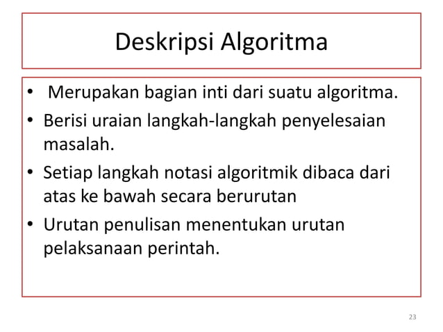 Materi 2. pengertian dasar algoritma | PPT
