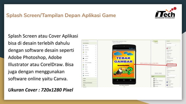 Materi 2.2 membuat splash screen atau cover dan screen di app inventor | PDF