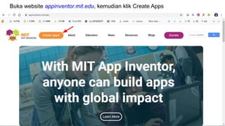 Materi 2.1 membuat project game pemula di app inventor | PDF