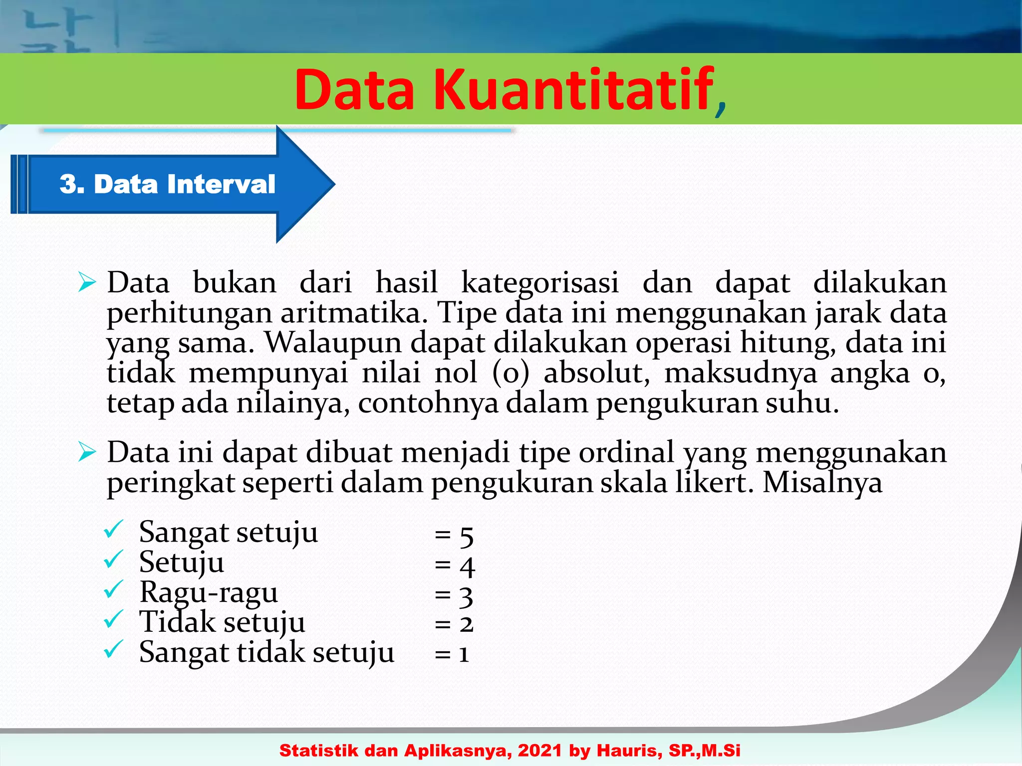 Materi 2 statistik. penyajian data | PDF
