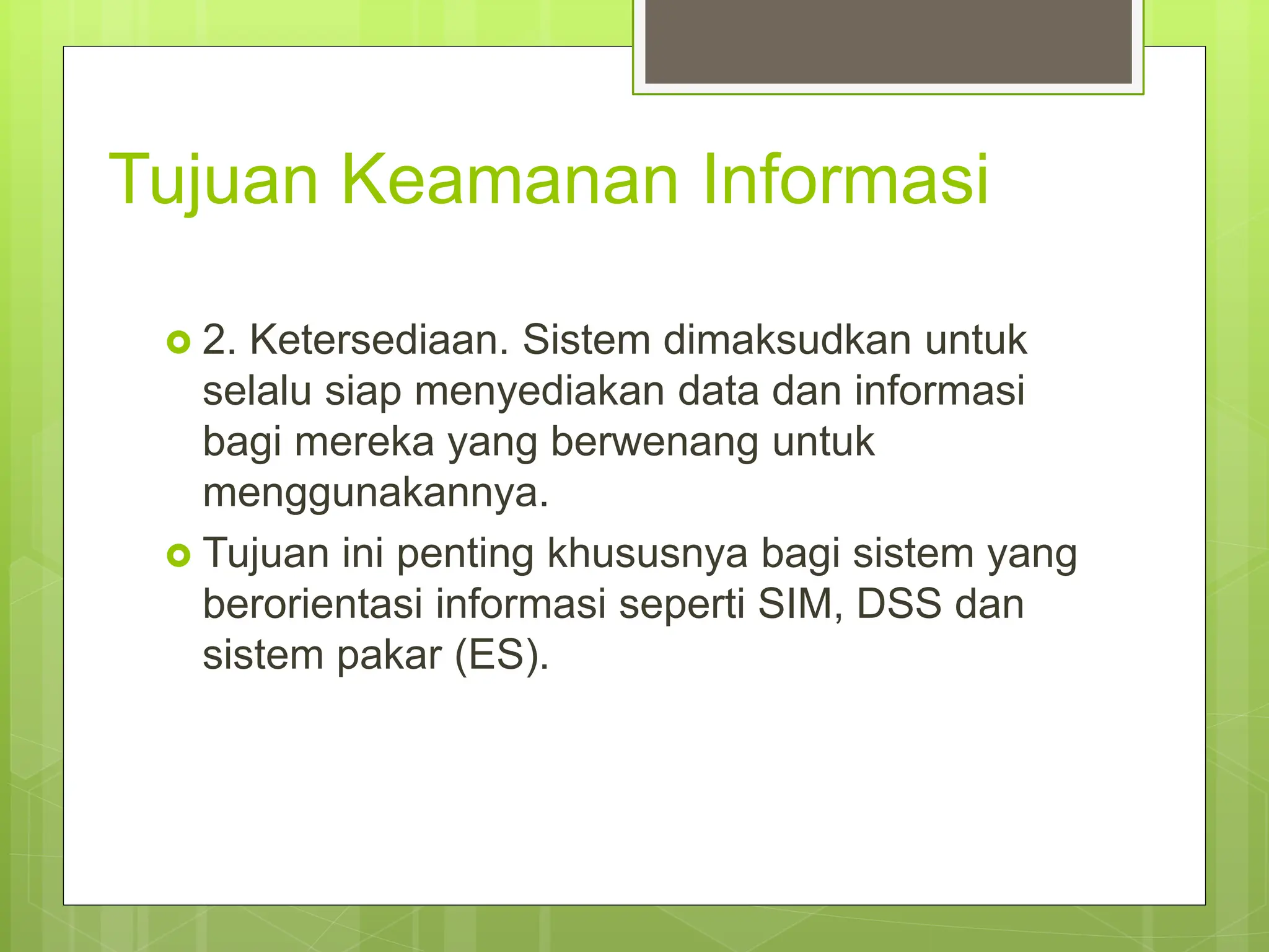keamanan sistem informasi | PPTX