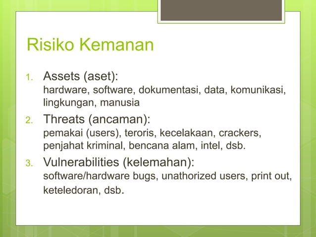 keamanan sistem informasi | PPTX