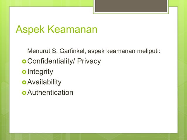 keamanan sistem informasi | PPTX