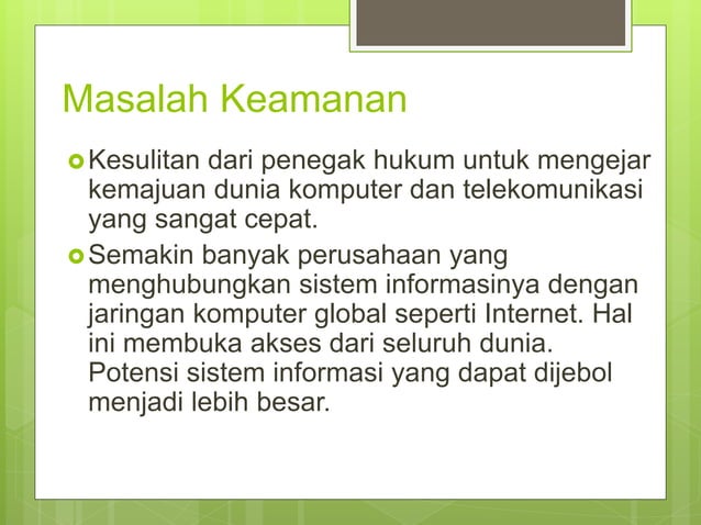 keamanan sistem informasi | PPTX