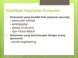 keamanan sistem informasi | PPTX