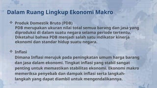 Perbedaan Pada Ruang Lingkup Ekonomi Mikro dan Ekonomi Makro | PPTX