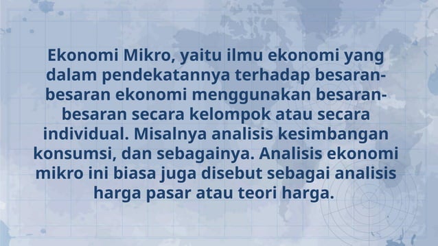 Perbedaan Pada Ruang Lingkup Ekonomi Mikro dan Ekonomi Makro | PPTX