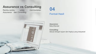 Karakteristik Assurance dan Consulting Inspektorat Provinsi | PPTX